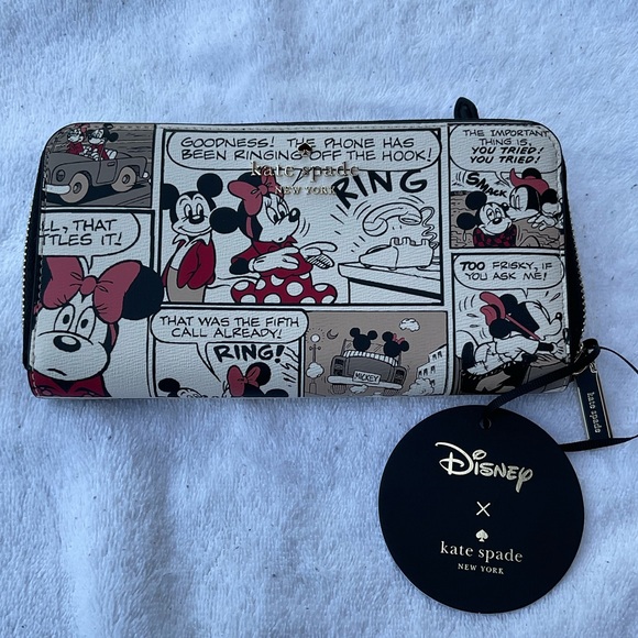 kate spade | Bags | Kate Spade X Disney Mickey Minnie Mouse Sunday ...